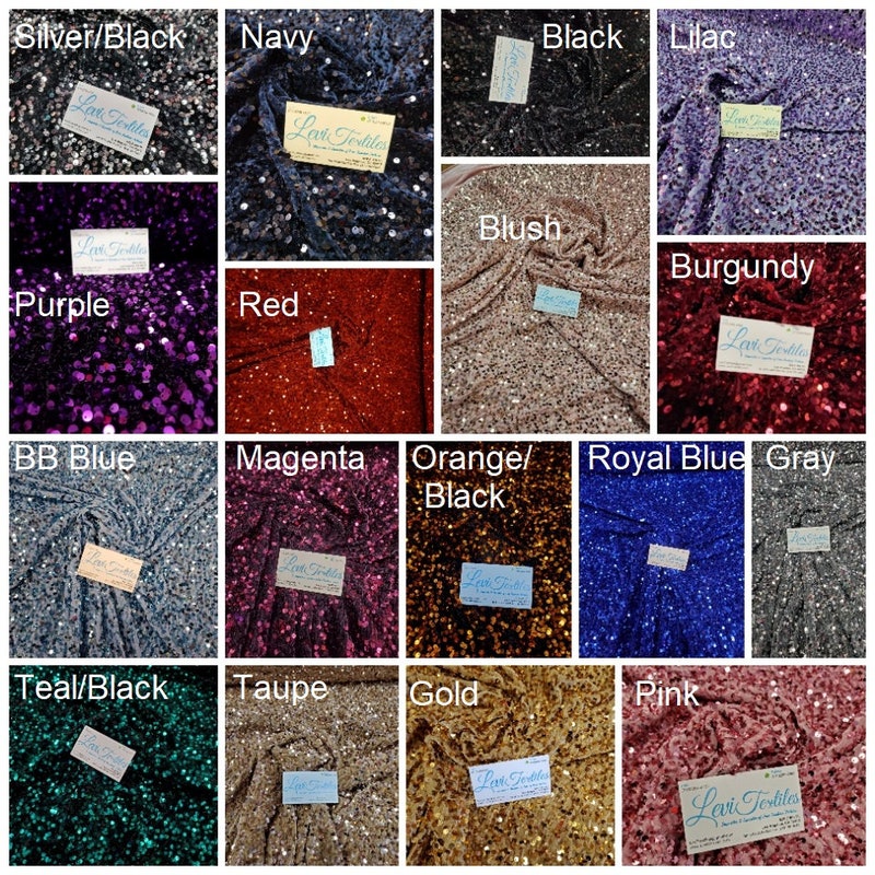 Beaded Velvet Fabric - Etsy