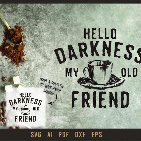 Hello Coffee - Etsy