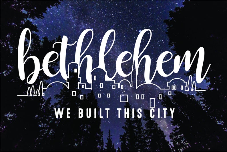 Bethlehem SVG Vector File Cricut Silhouette Cut File - Etsy