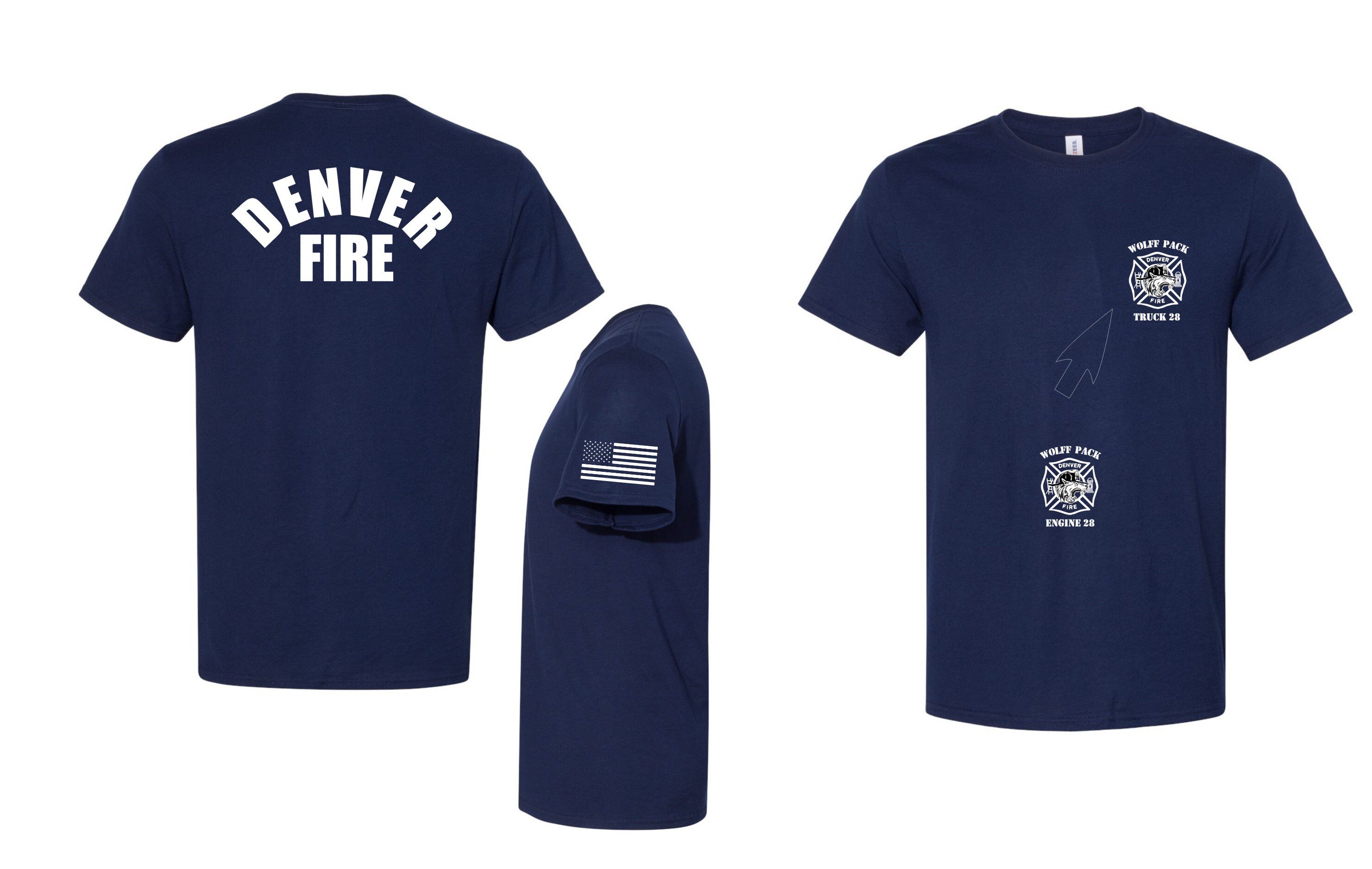 DFD Station apparel Fire Department Denver Fire Department | Etsy