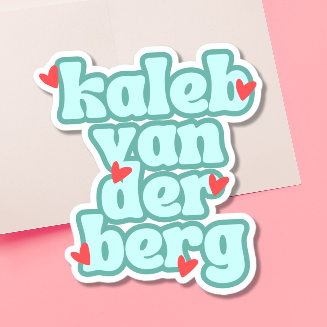 Kaleb Van Der Berg: Dark Romance Vinyl Stickers - High Opacity, Durable ...