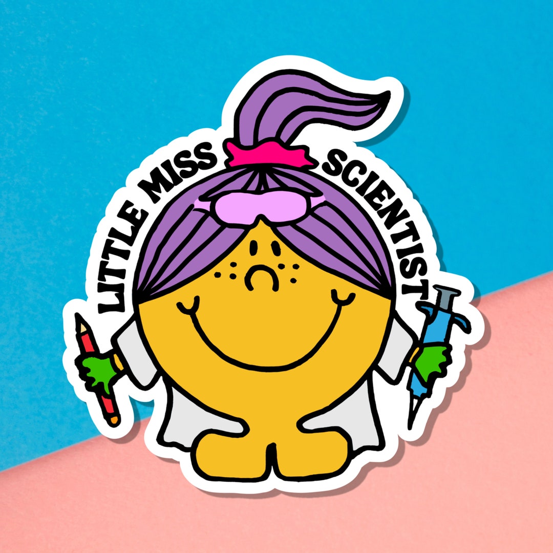 Little Miss Scientist: Funky Science Stickers - High Opacity, Durable ...