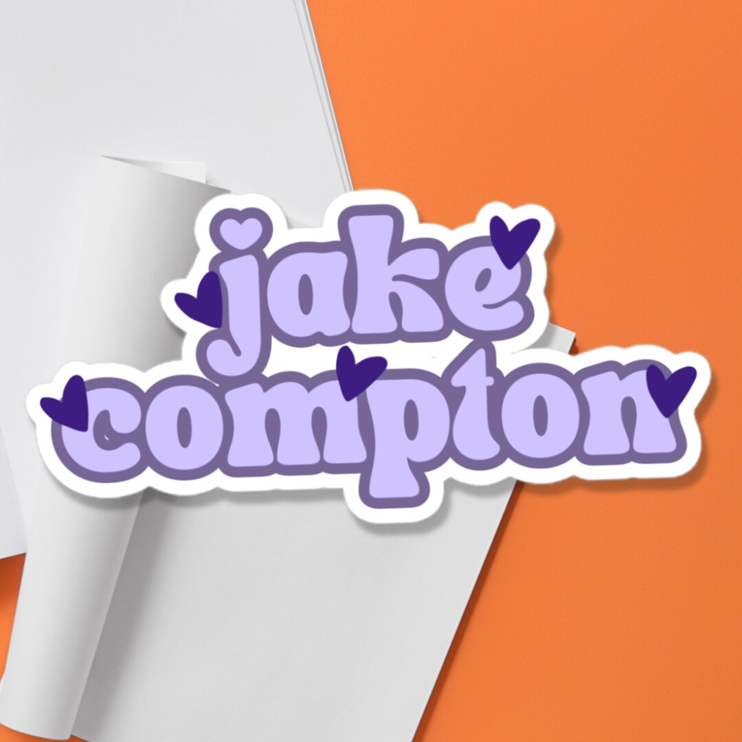 Jake Compton: Dark Romance Vinyl Stickers - High Opacity, Durable Decals for Literary Rebels ...