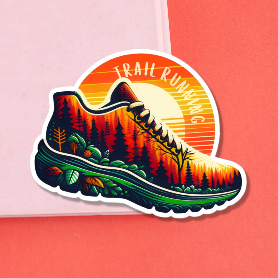 Trail Running: Outdoor Enthusiasts Vinyl Stickers - High Opacity ...