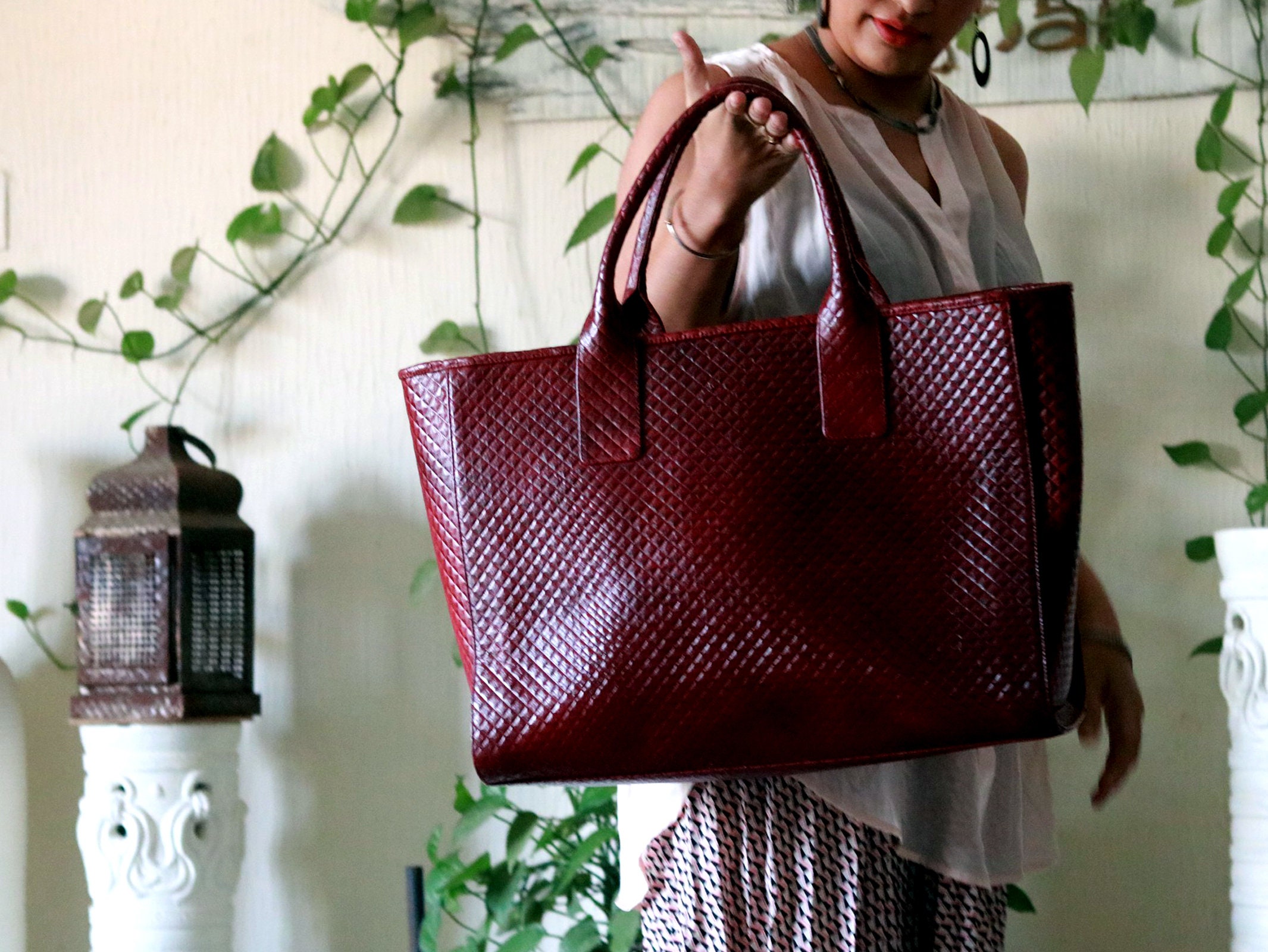 XL FORMAL BAG in Leather | Big Size Semi Casual Leather Handbag ...