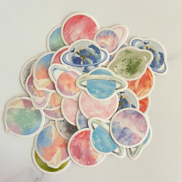 Space Stickers - Etsy