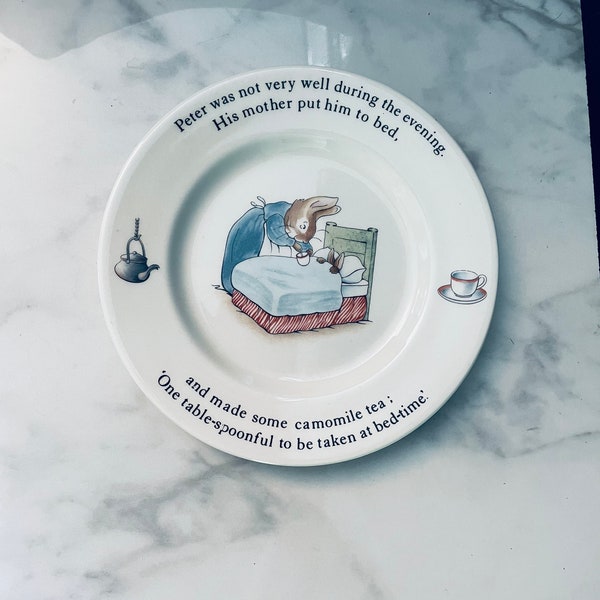 Peter Rabbit Plate - Etsy