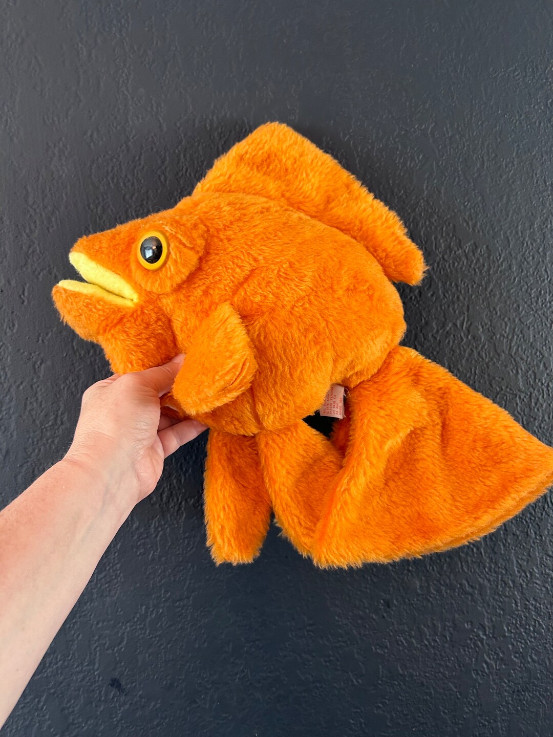 Anya Goldfish Puppet San Francisco 1978 Vintage 17 Length Fish Plush - Etsy
