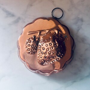 Strawberry Copper Mold 5 D 80s Korea Kitchen Decor - Etsy