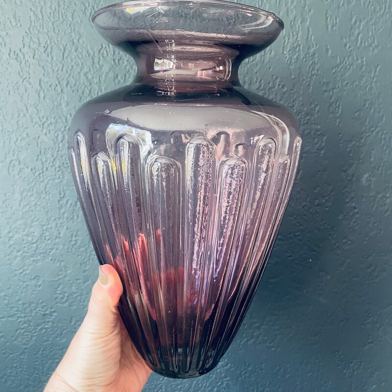 Fluted Vase - Etsy