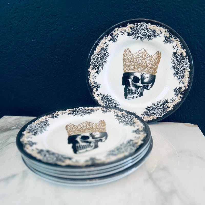 Skull Dinnerware - Etsy