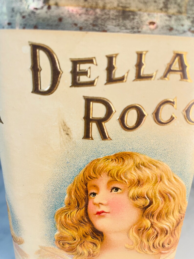 Della Rocca Cigar Tin 1920s Paper Label Rare 6 H - Etsy