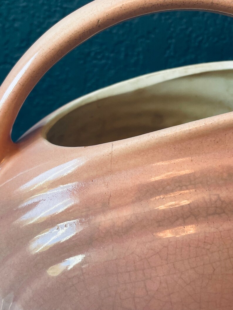 Red Wing Potteries Design Pink Pitcher MCM - Etsy