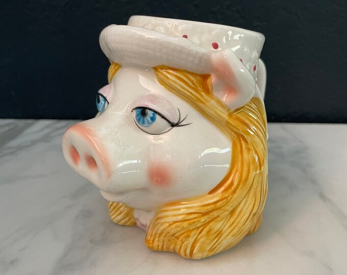Miss Piggy Sigma Taste Setter Ceramic Mug 3d Vintage 80s - Etsy