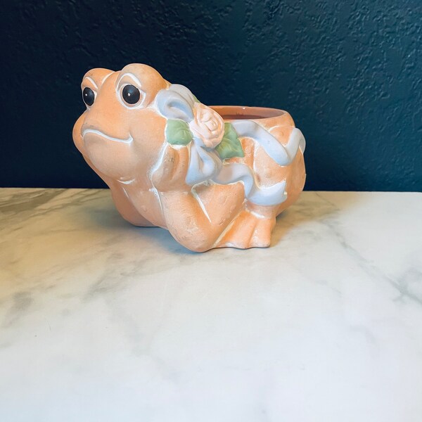 Frog Planter - Etsy