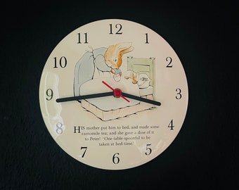 Peter Rabbit Clock - Etsy