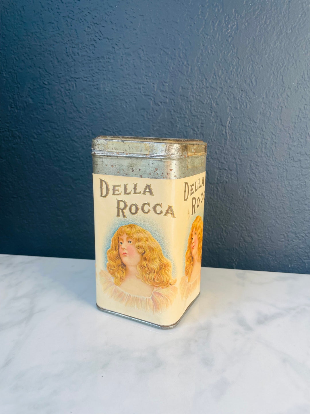 Della Rocca Cigar Tin 1920s Paper Label Rare 6” H - Etsy