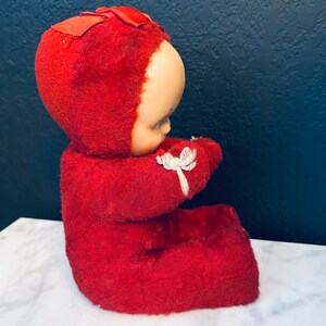 Kewpie Red Plush Doll Vinyl Face Knickerbocker Tag 10 - Etsy