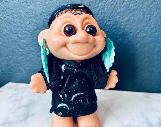 Troll Doll Wizard Witch Doctor Mystical Healer Braided Hair 6” H - Etsy