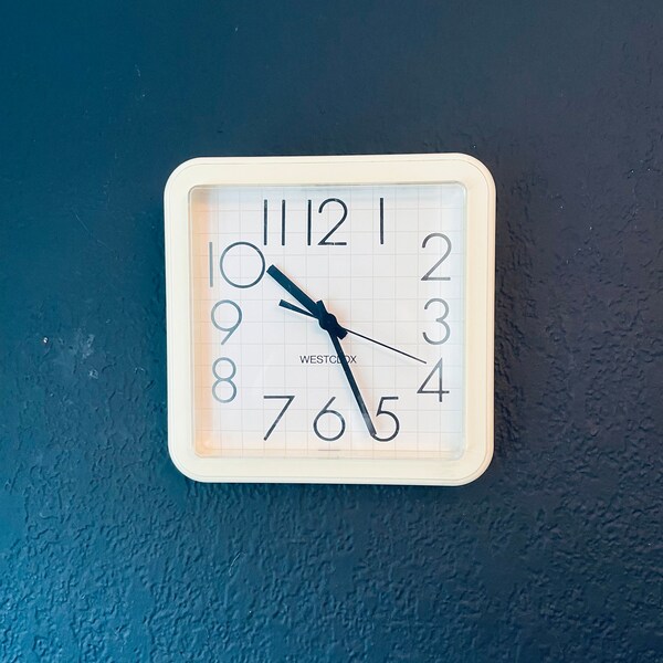 80s Wall Clock - Etsy