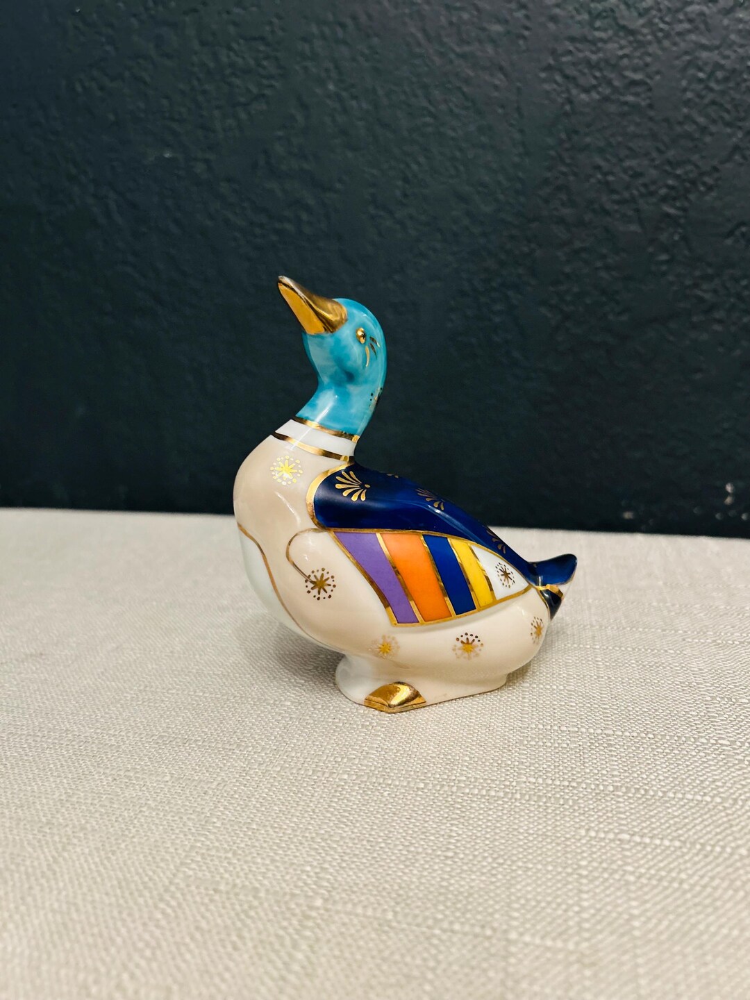 Bellwood Artistic Studio Linchmere Imari Duck Bird Figurine - Etsy