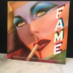 Fame Book Brad Benedict Portrats of Celebrated People 1980 Vintage 80s ...