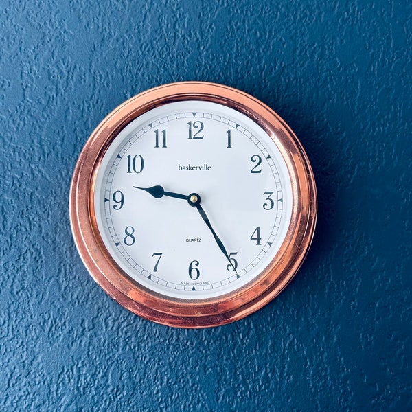 Copper Clock - Etsy