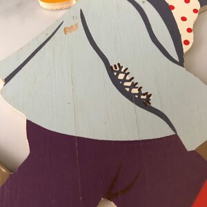Mertens Kunst 1968 W Germany Wooden Wall Decor Dwarf N 16 and 17 Alfred ...