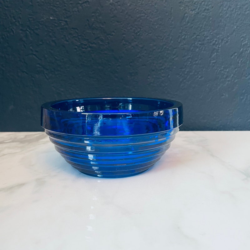 Cobalt Blue Bowl - Etsy