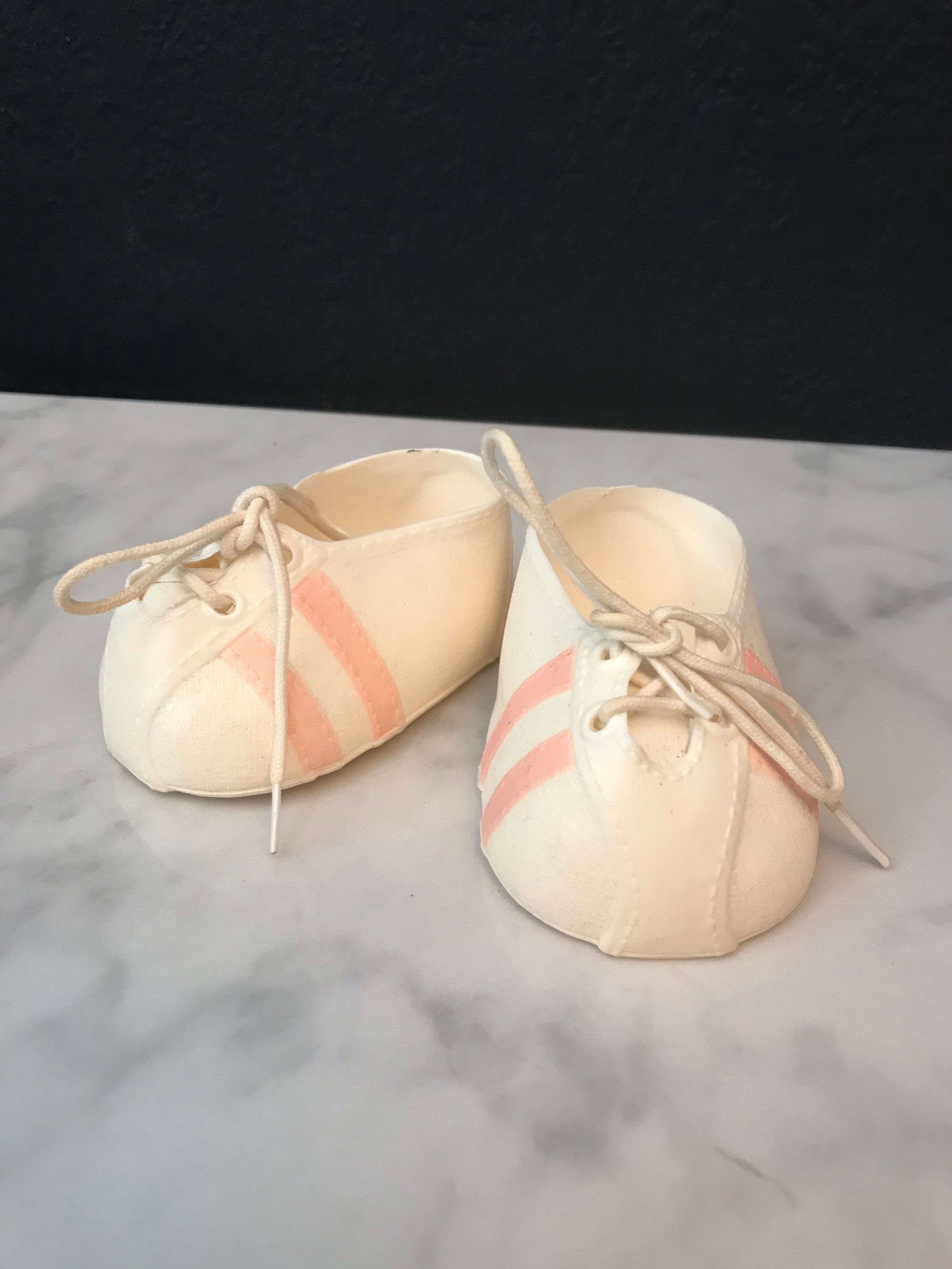 Cabbage Patch Kids Shoes Sneakers Pink Stripe Hong Kong 80s CPK Toys ...