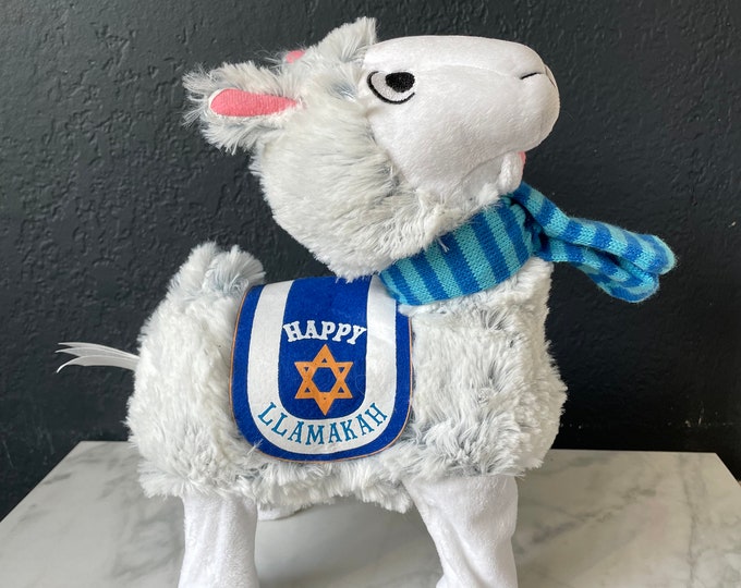 Gemmy Happy Llamakah Llama Animated Dancing Singing Figure Hanukkah ...