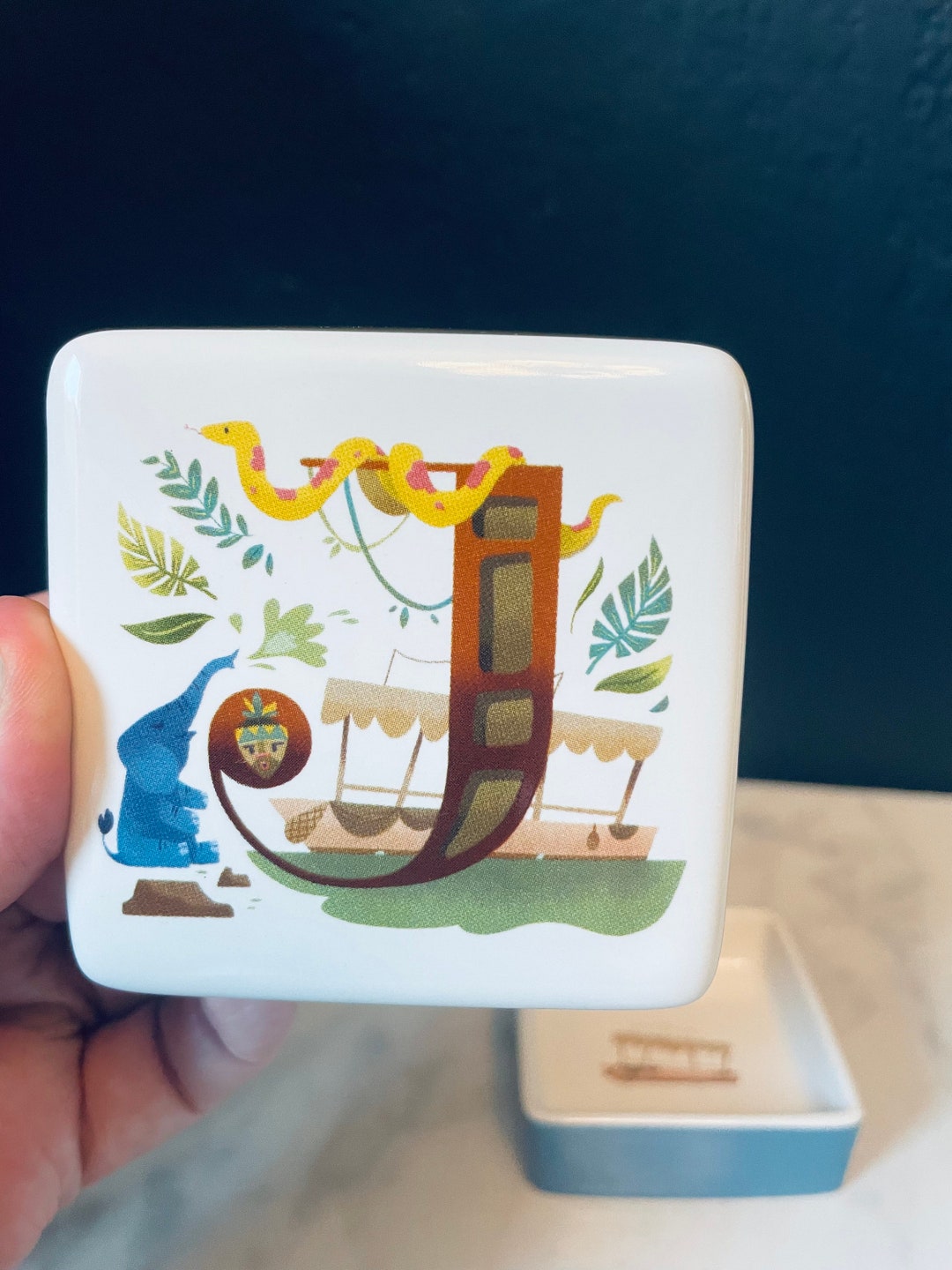 Disney Parks ABC Letters J is for Jungle Cruise Trinket Box - Etsy