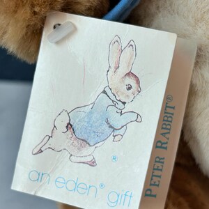 Peter Rabbit Eden Plush 80s 11 H Korea With Tag Velveteen Jacket - Etsy