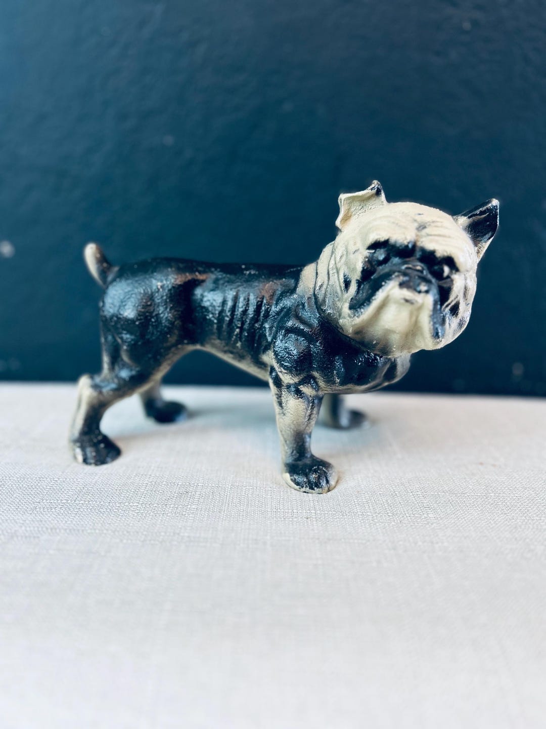 English Bully Bulldog Cast Iron Dog Statue Doorstop - Etsy