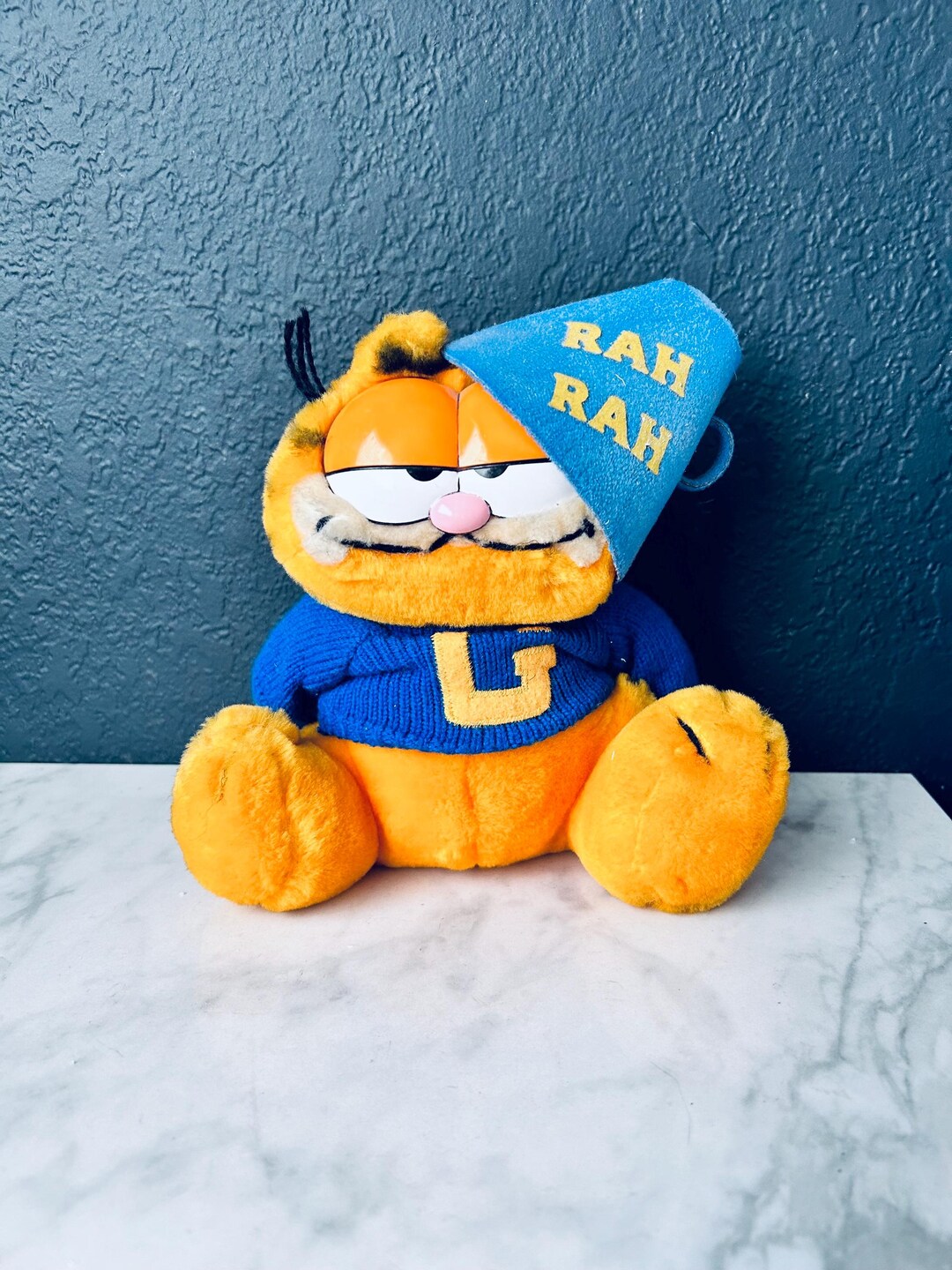 Garfield Rah Rah College Plush 80s 8” H Cheerleader Student Stuffed ...