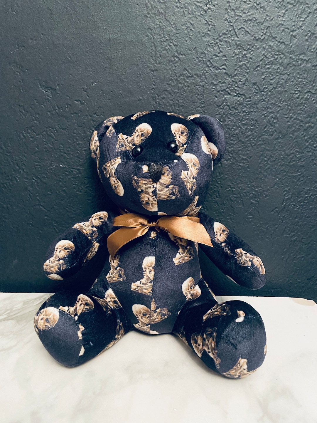 Vincent Van Gogh Skull Teddy Bear 10”h Modern Art - Etsy
