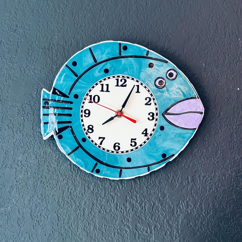 Fish Clock - Etsy