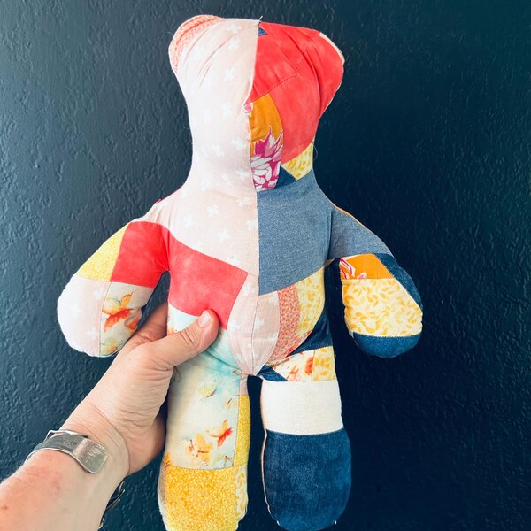 Patchwork Bear - Etsy