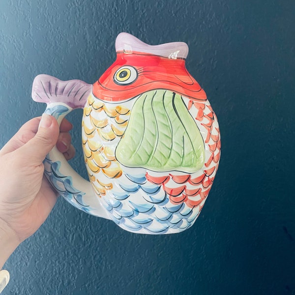 Fish Pitcher - Etsy UK