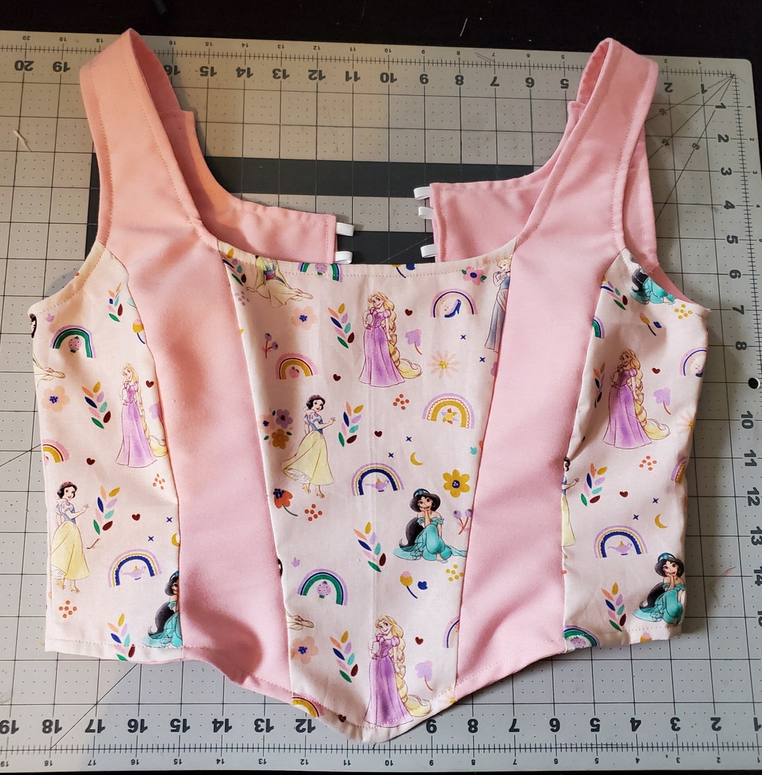 Disney Princess and Pink Reversible Corset Top - Etsy