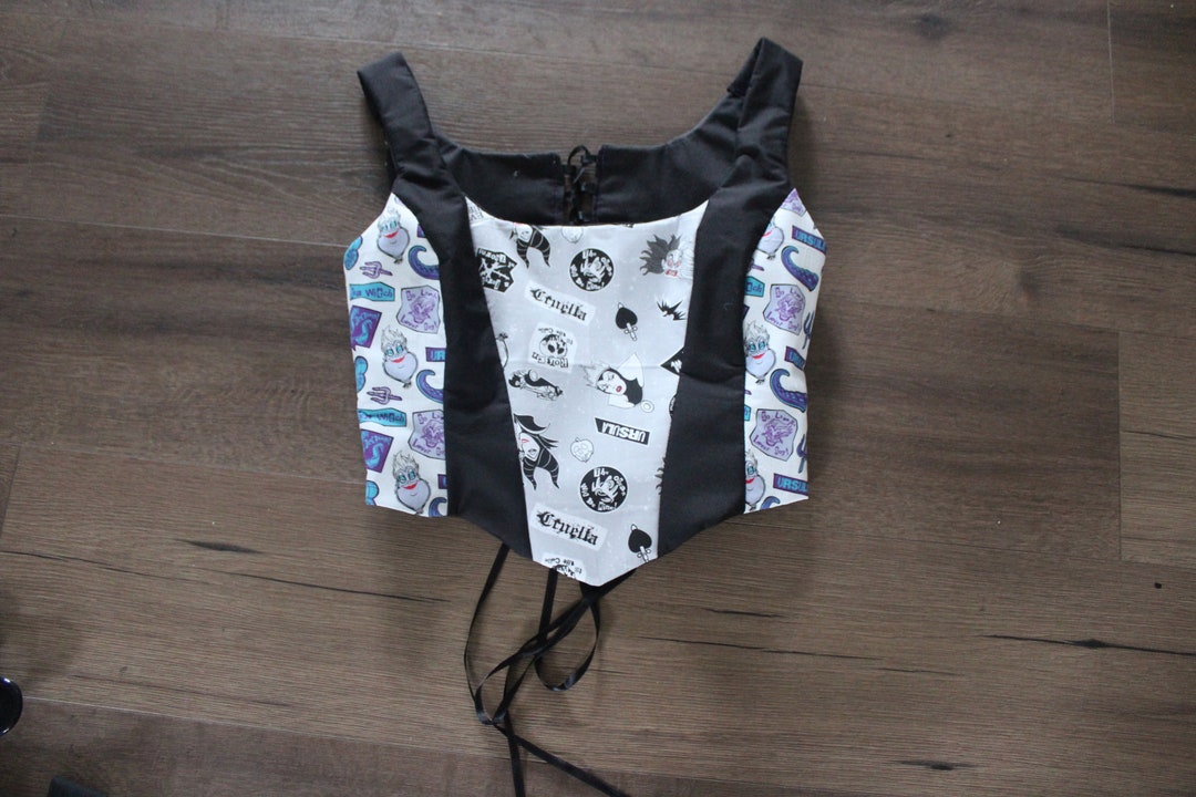 Disney Villians Reversible Corset Top - Etsy
