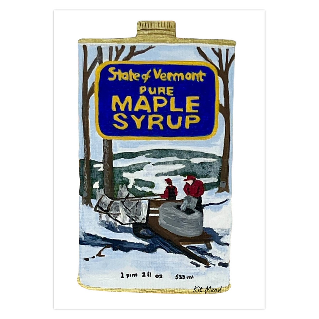 Vintage Vermont Maple Syrup 5x7 Cards - Etsy