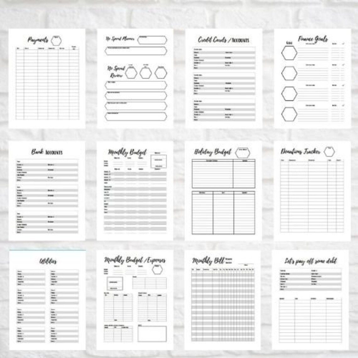 Ultimate Budget Binder, Expense Tracker, Budget Planner, Financial ...