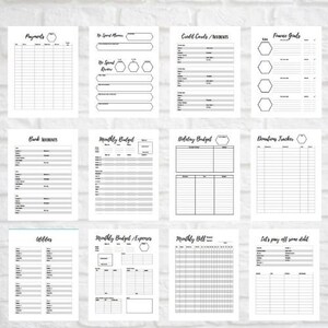 Ultimate Budget Binder, Expense Tracker, Budget Planner, Financial ...