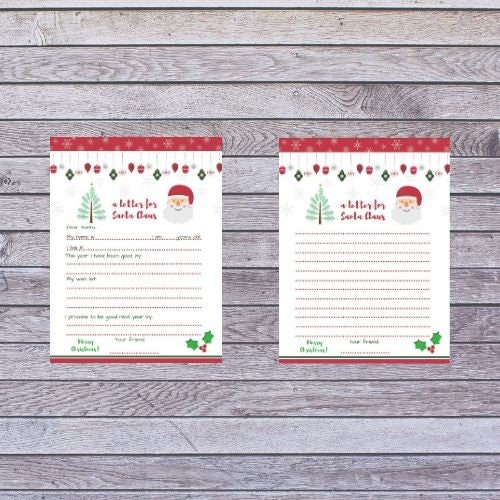 Letter to Santa, Christmas Wish List - Etsy