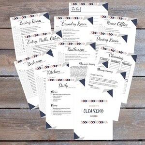 Cleaning Checklist, Cleaning Binder, Chores, Housekeeping - Etsy