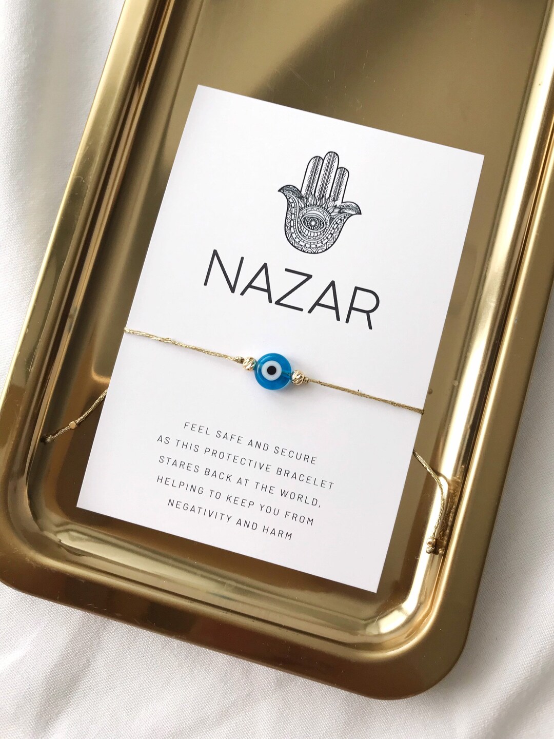 Evil Eye Bracelet Evil Eye String Bracelet Evil Eye Wish Bracelet ...