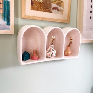 Ceramic Altar Shelf Handmade Ceramic Wall Decor, Wall Hanging Ceramic ...