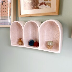 Ceramic Altar Shelf Handmade Ceramic Wall Decor, Wall Hanging Ceramic ...