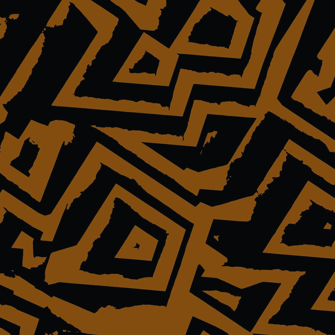 Sign – Brown & Black Geometric Velvet Upholstery Fabric – Pattern ...